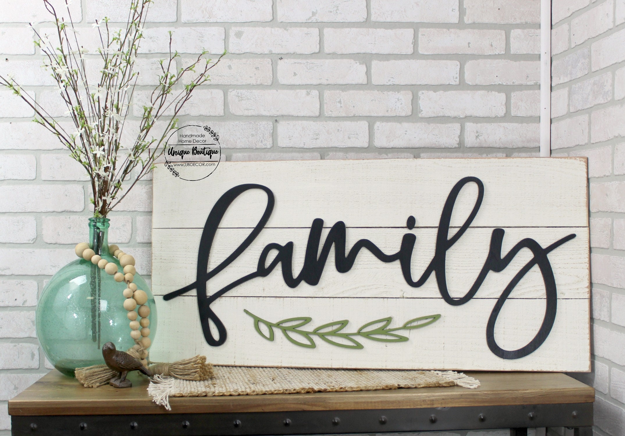 Large Family Sign Wooden shiplap sign Sign for Family room | Etsy