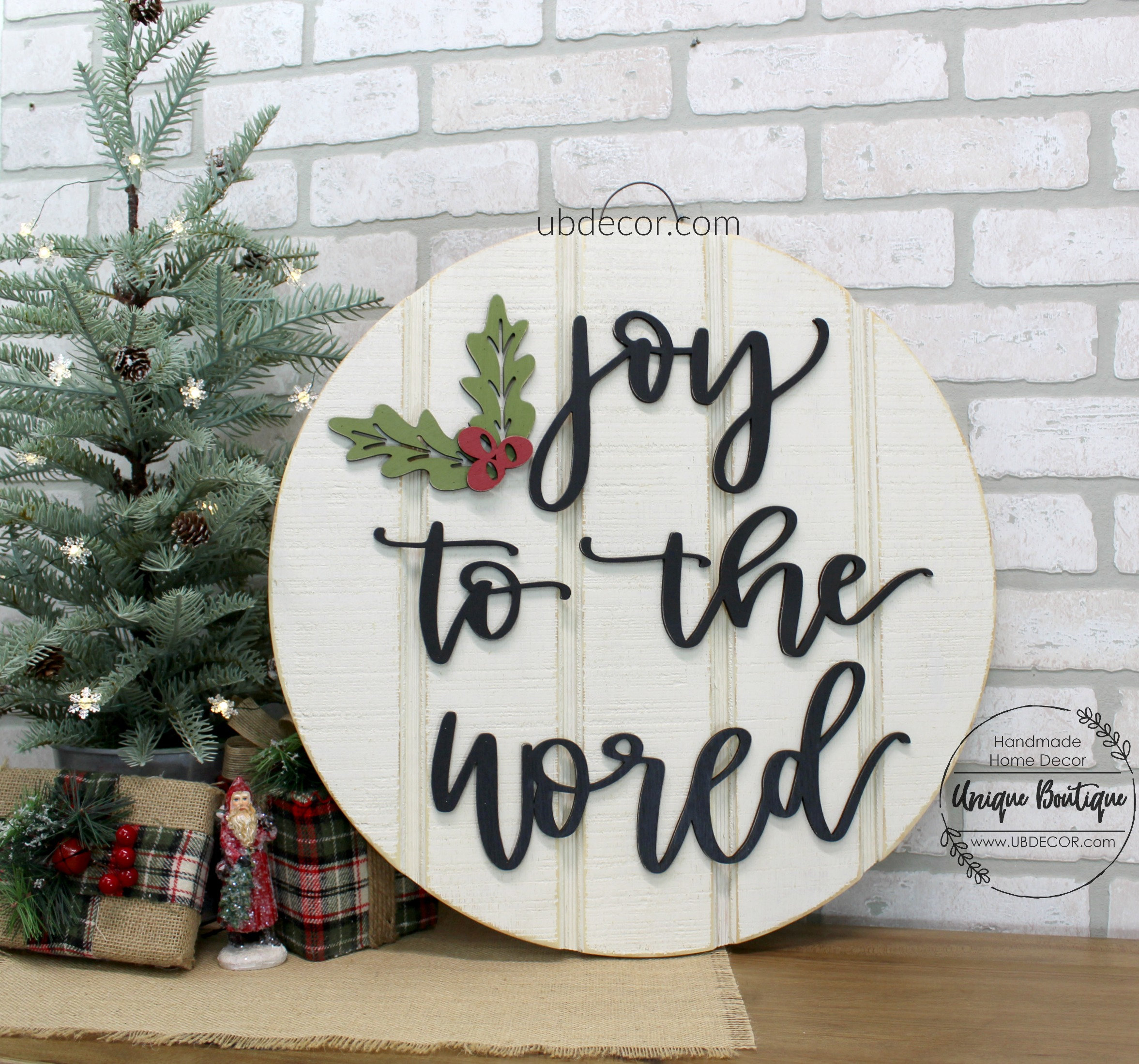 Joy to the World Door sign Farmhouse Christmas Decor Front | Etsy