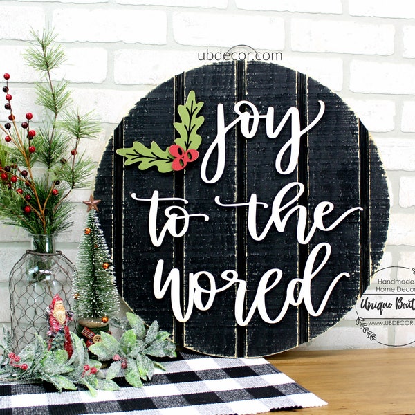 Joy Door Hanger - Etsy
