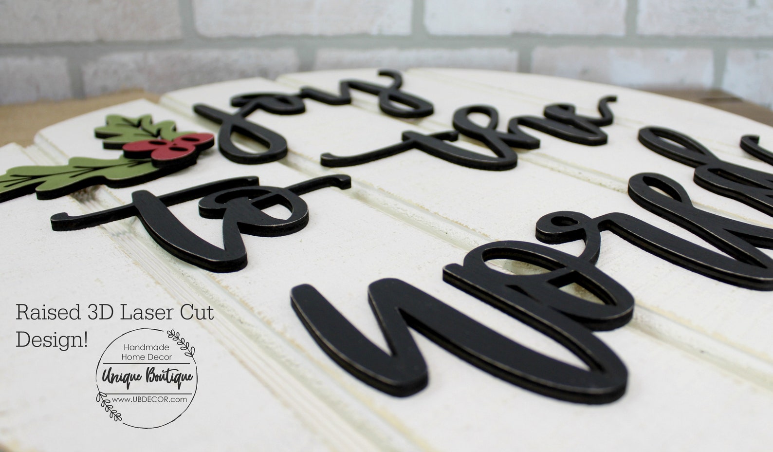 Joy to the World Door Sign Farmhouse Christmas Decor Front - Etsy