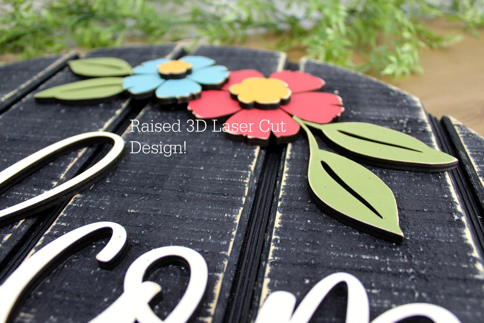 Welcome Sign for Front Door Summer Door Decor Spring Door - Etsy