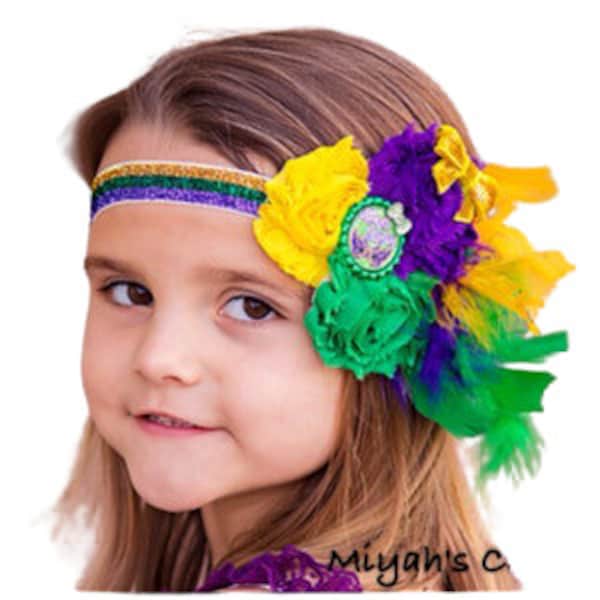 Mardi Gras Headband - Etsy