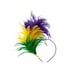 Mardi Gras Feather Headband NOLA Headband Mardi Gras Parade Headband ...