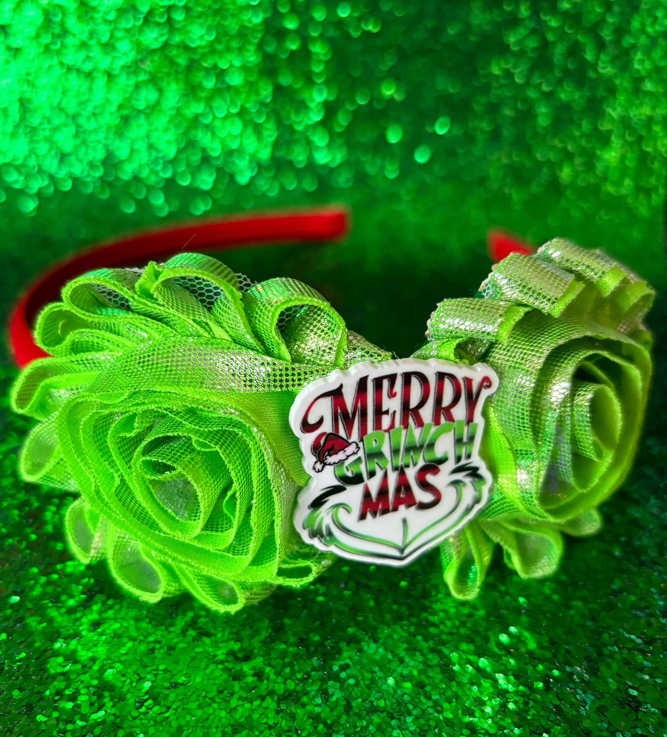 Grinch Headband Grinch Party Grinch Theme Grinch Hair Grinchmas - Etsy