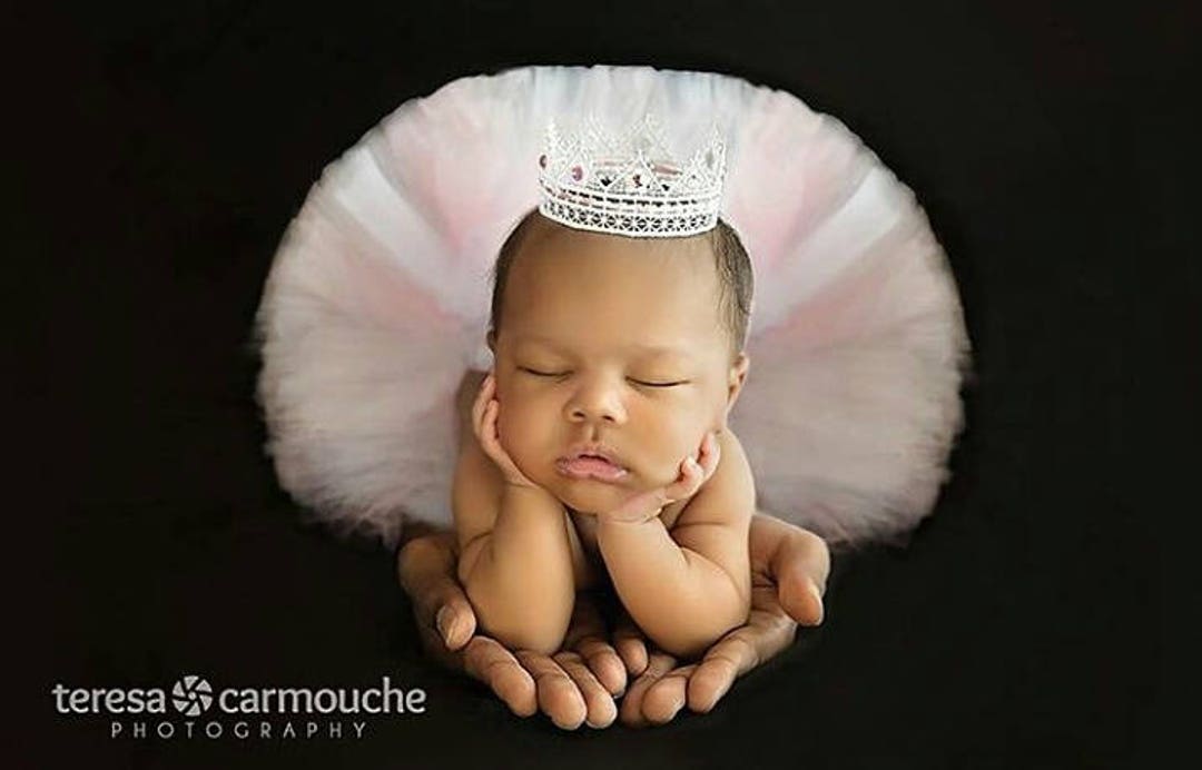 Ballerina Newborn Set, Ballet Tutu Baby, Tiara Princess Newborn, Pink ...