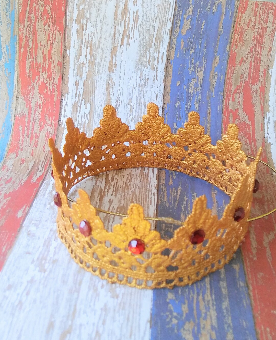 Red Royal Crown First Birthday Crown First Birthday Hat Royal First ...