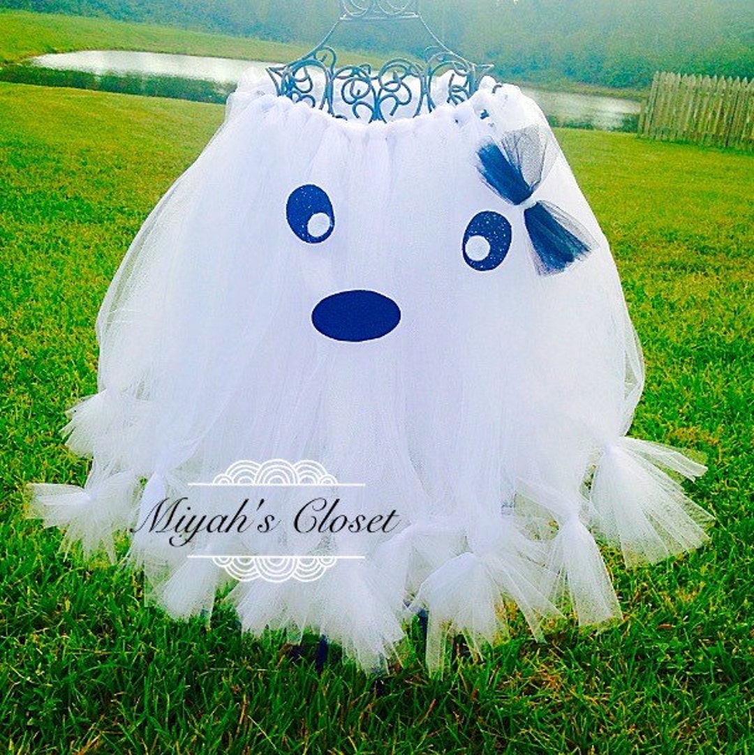 Bootiful Ghost Tutu Shirt ~ White Tutu Ghost Tutu Halloween Tutu - Etsy
