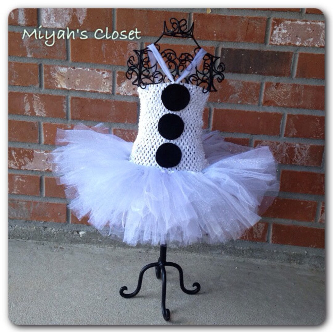 Snowman Tutu Dress Ice Tutu Dress Snow Tutu Halloween Tutu White Tutu ...