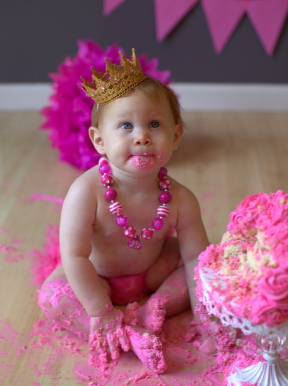 Princess For The Day Golden Pink Crown Princess Crown | Etsy