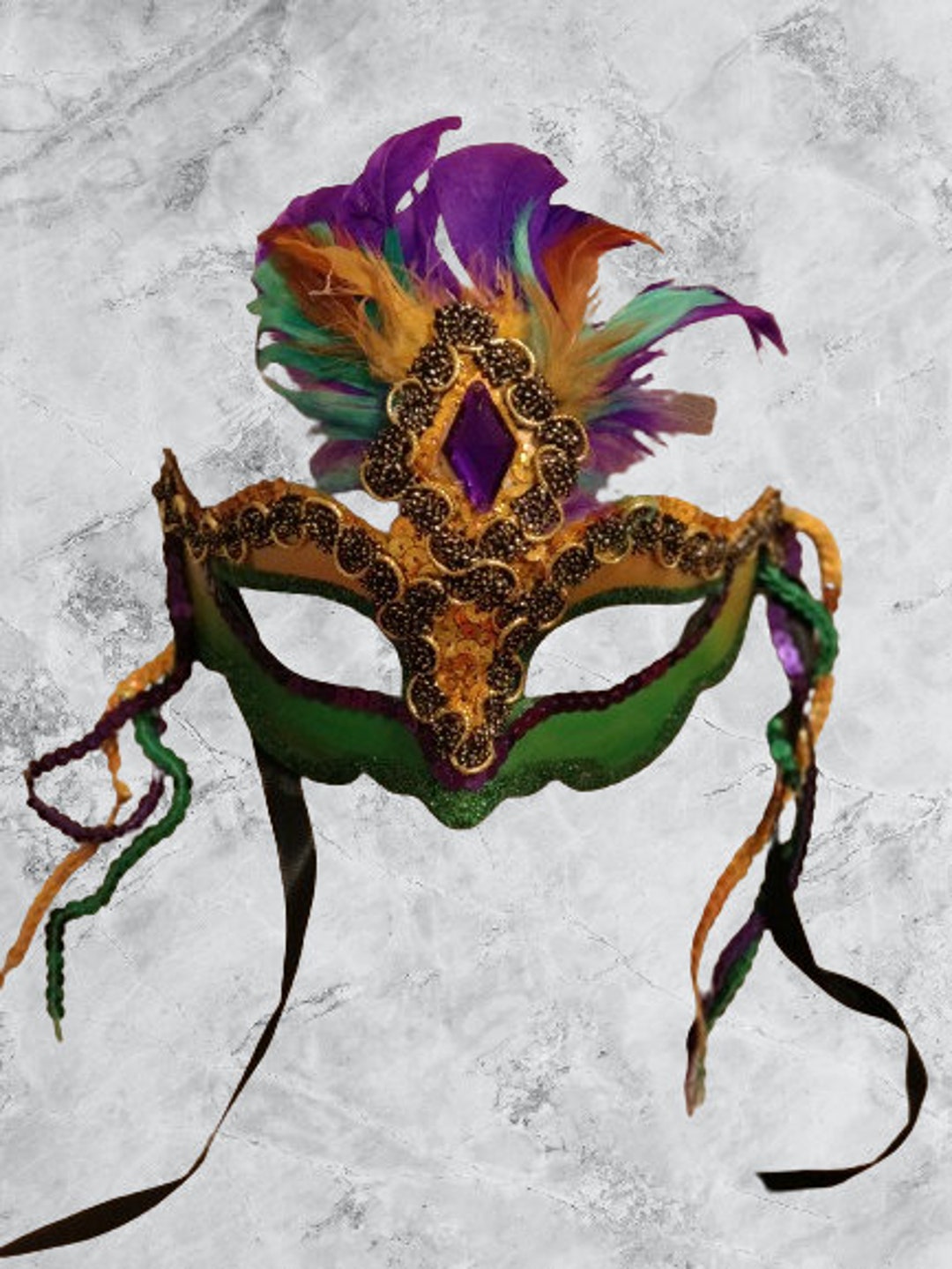 Mardi Gras Mask Mardi Gras Gala Mardi Gras Masquerade Mask New Orleans ...