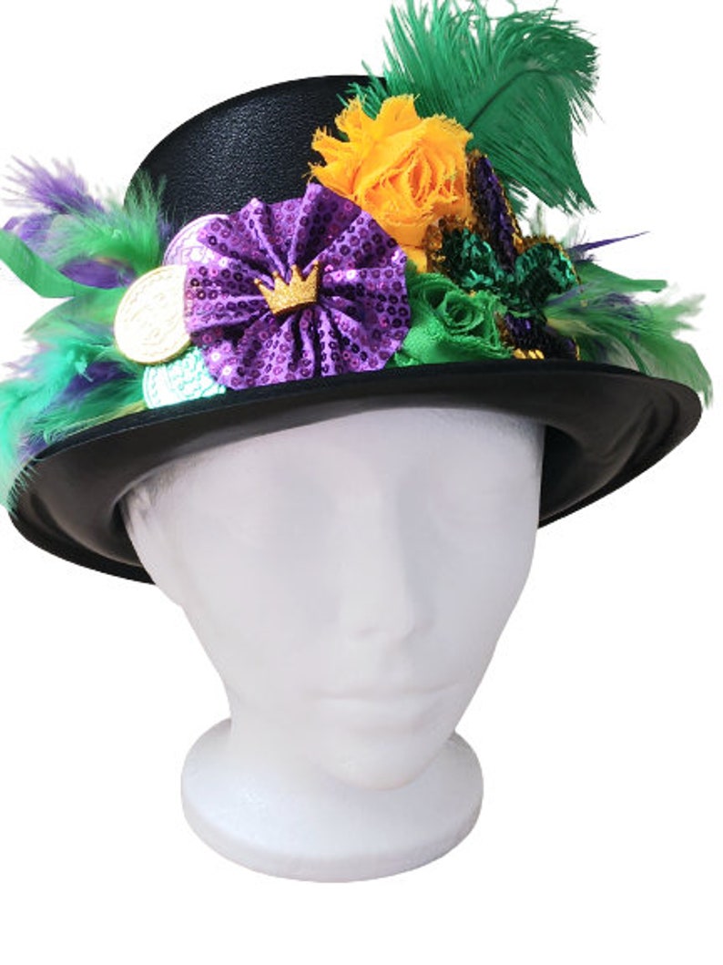 Mardi Gras Captain Hat Mardi Gras Hat Mardi Gras Parade Hat - Etsy