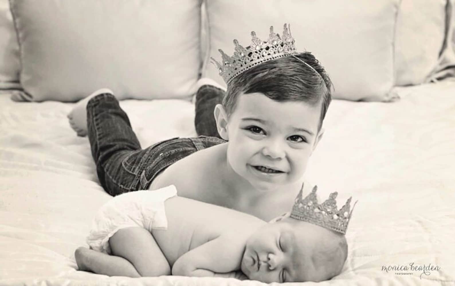 Big Brother Little Sister Crown Set Sibling Set Photo Prop Set | Etsy