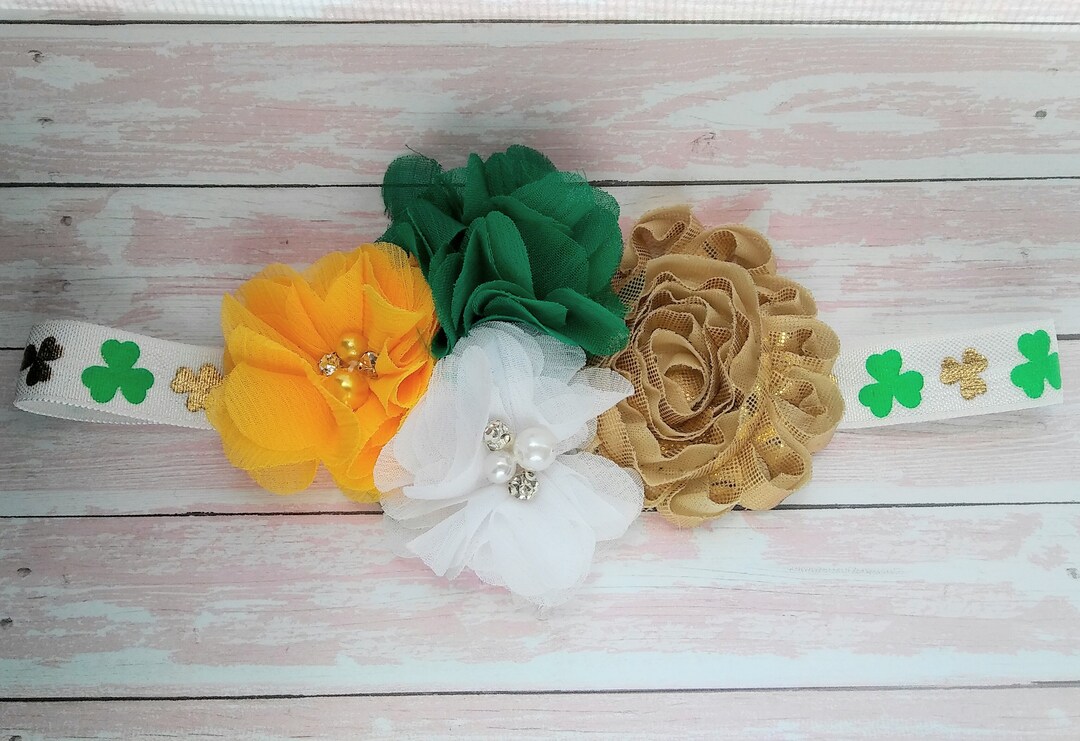 Shamrock Clover Headband St. Patricks Day Headband - Etsy