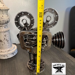 Vintage Movie Camera Metal Art - Etsy