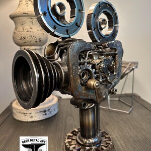 Vintage Movie Camera Metal Art - Etsy