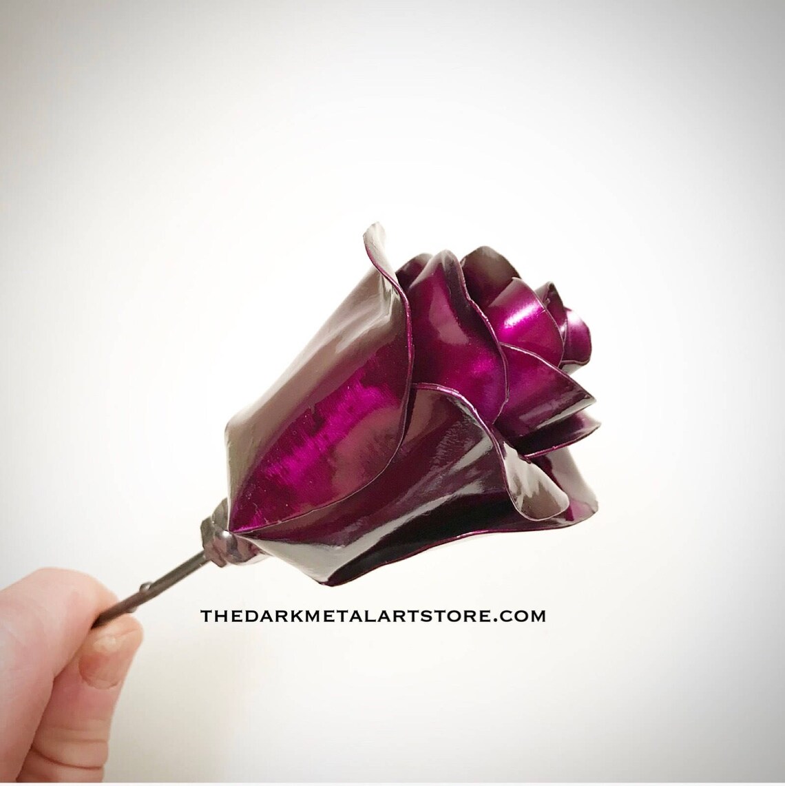 Purple Eternity Rose (1) - Etsy