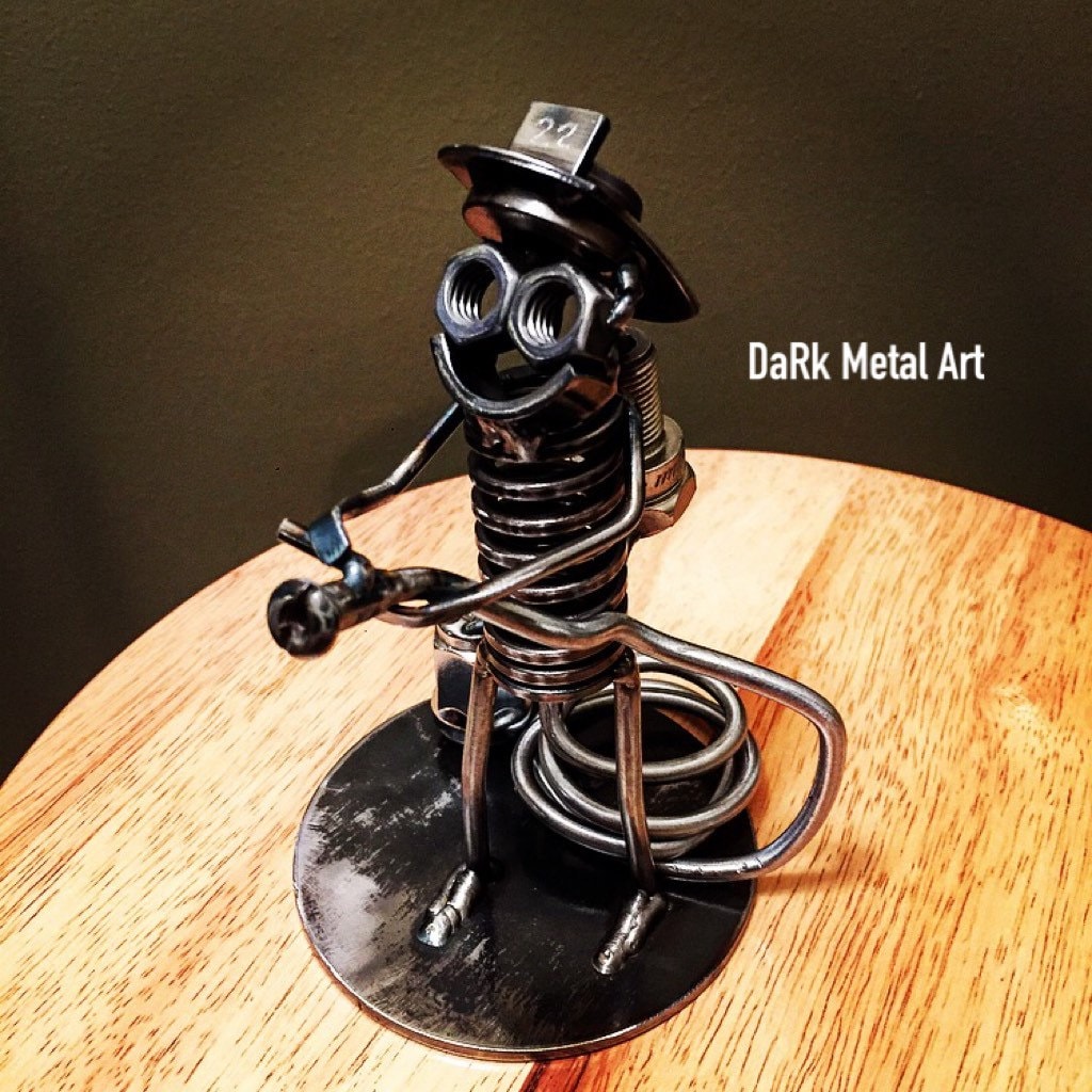Firefighter Metal Art Boogie