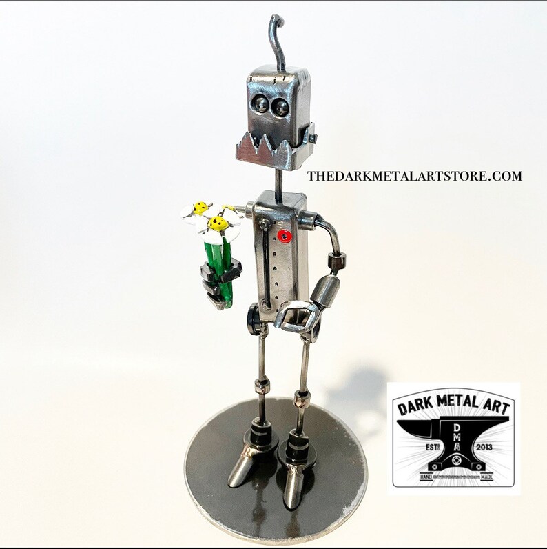 Metal Art Robot - Etsy