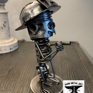 Firefighter Metal Art - Etsy