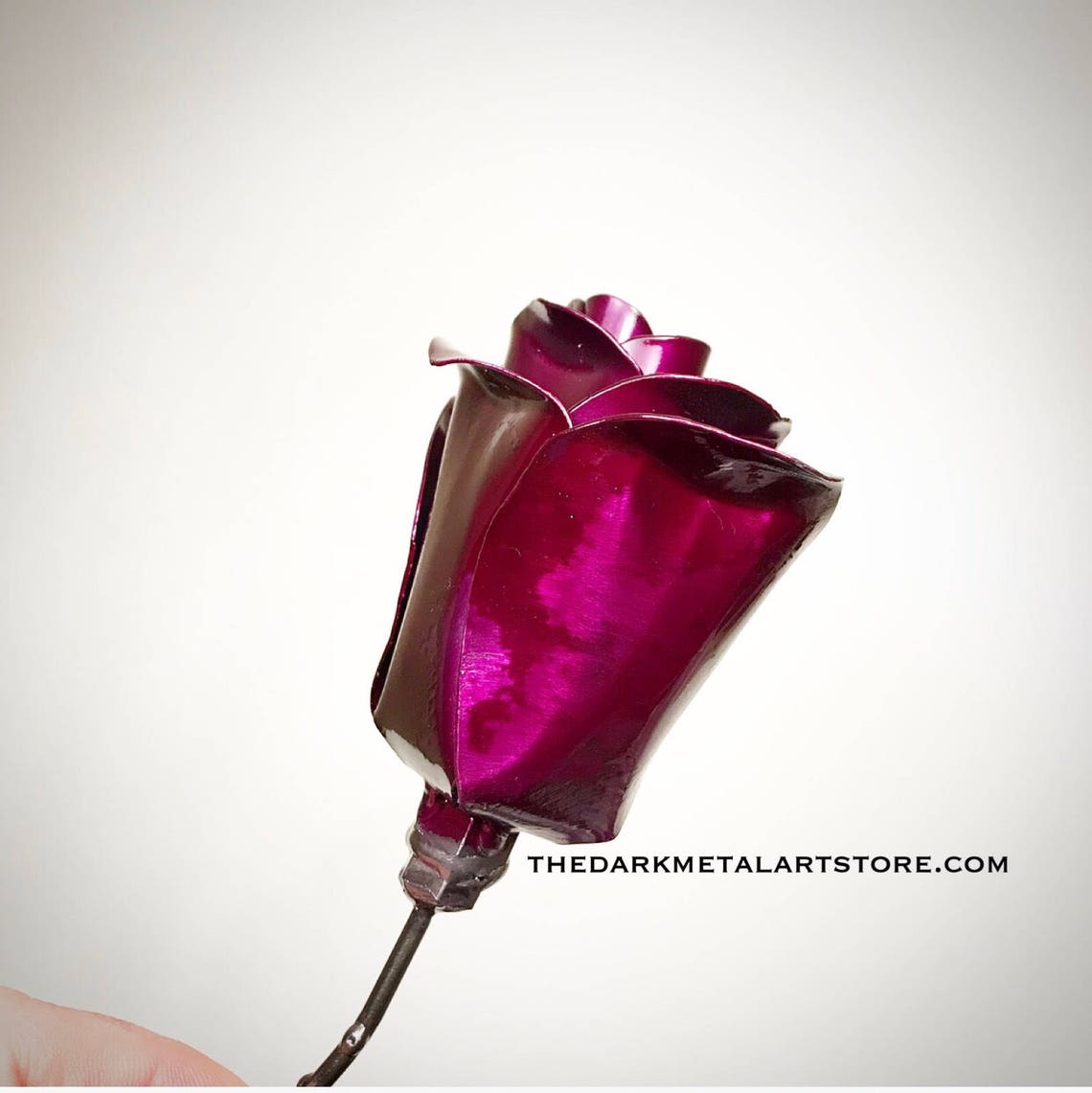 Purple Eternity Rose (1) - Etsy