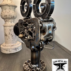 Vintage Movie Camera Metal Art - Etsy