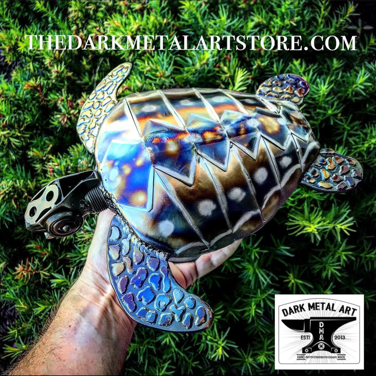 Metal Art Sea Turtle - Etsy