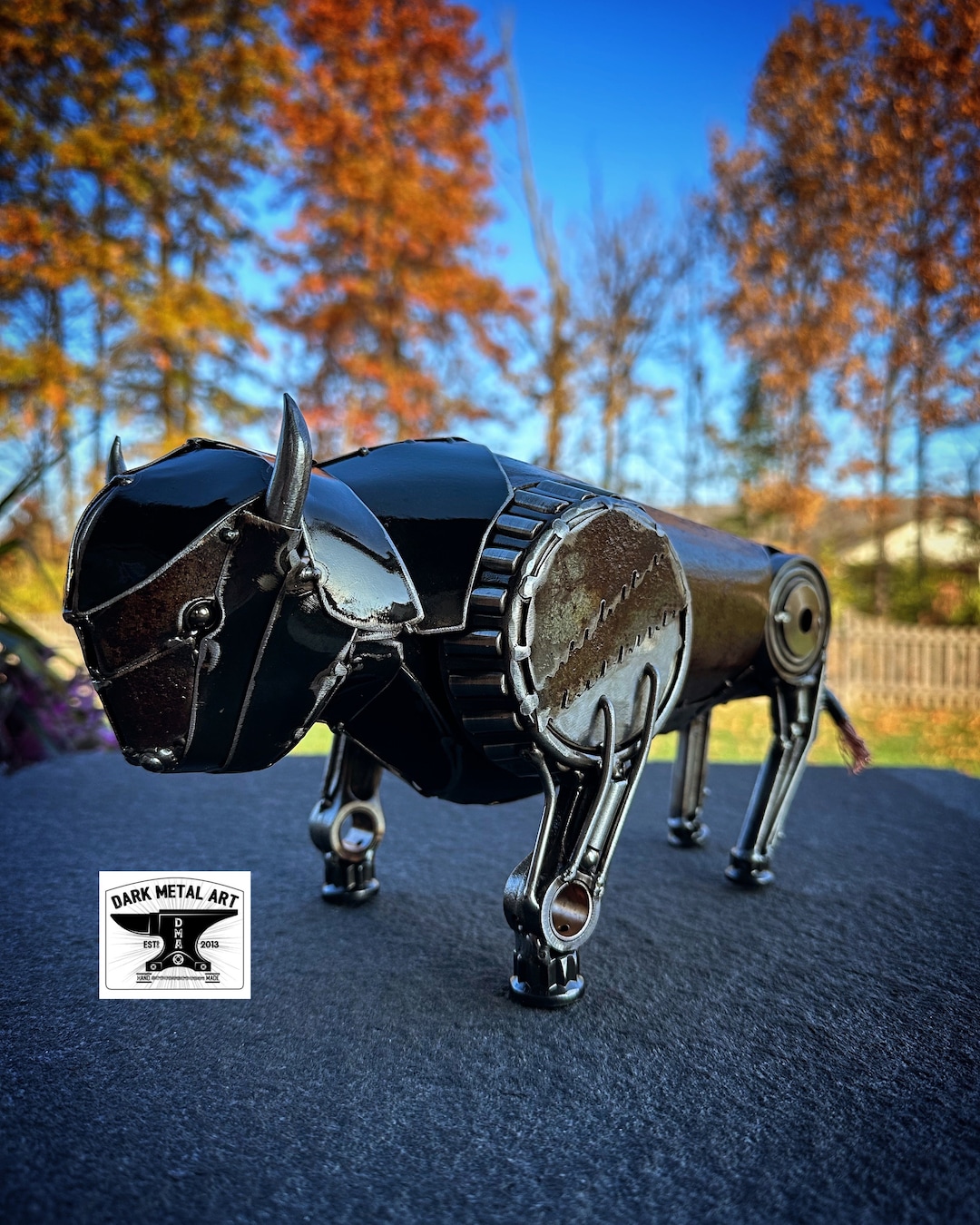 American Bison Metal Art - Etsy