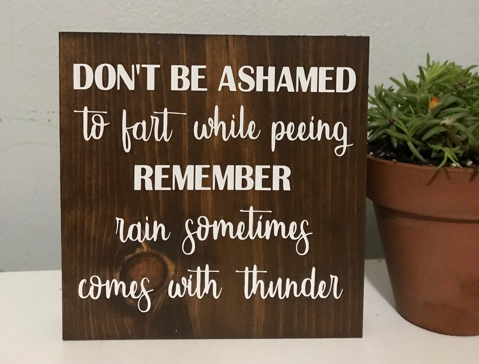 Don’t Be Ashamed to Fart While Peeing Remember Rain Sometimes Comes ...