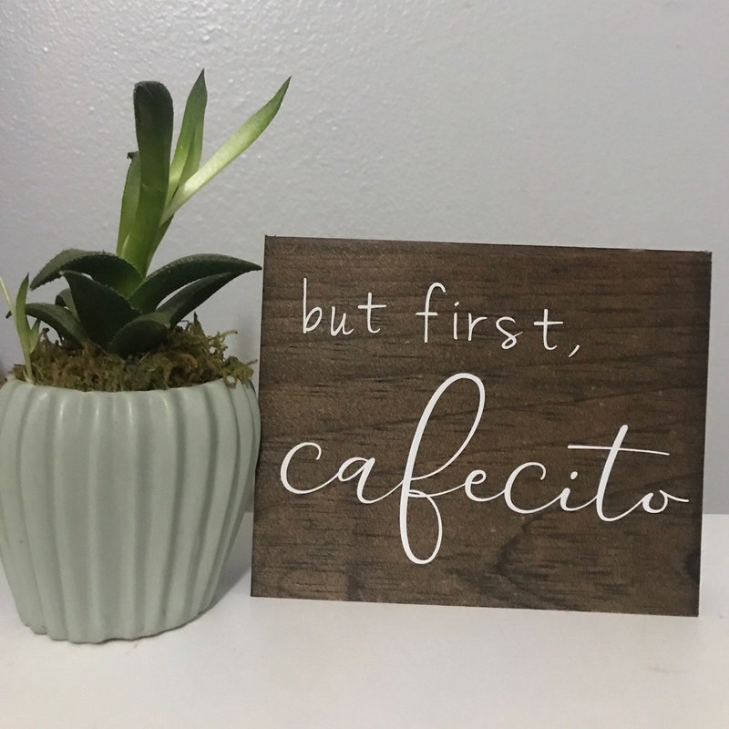 Cafecito Sign - Etsy