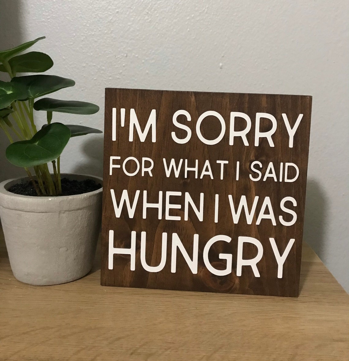 Funny Kitchen Sign Im Sorry for What I Said When I Was - Etsy