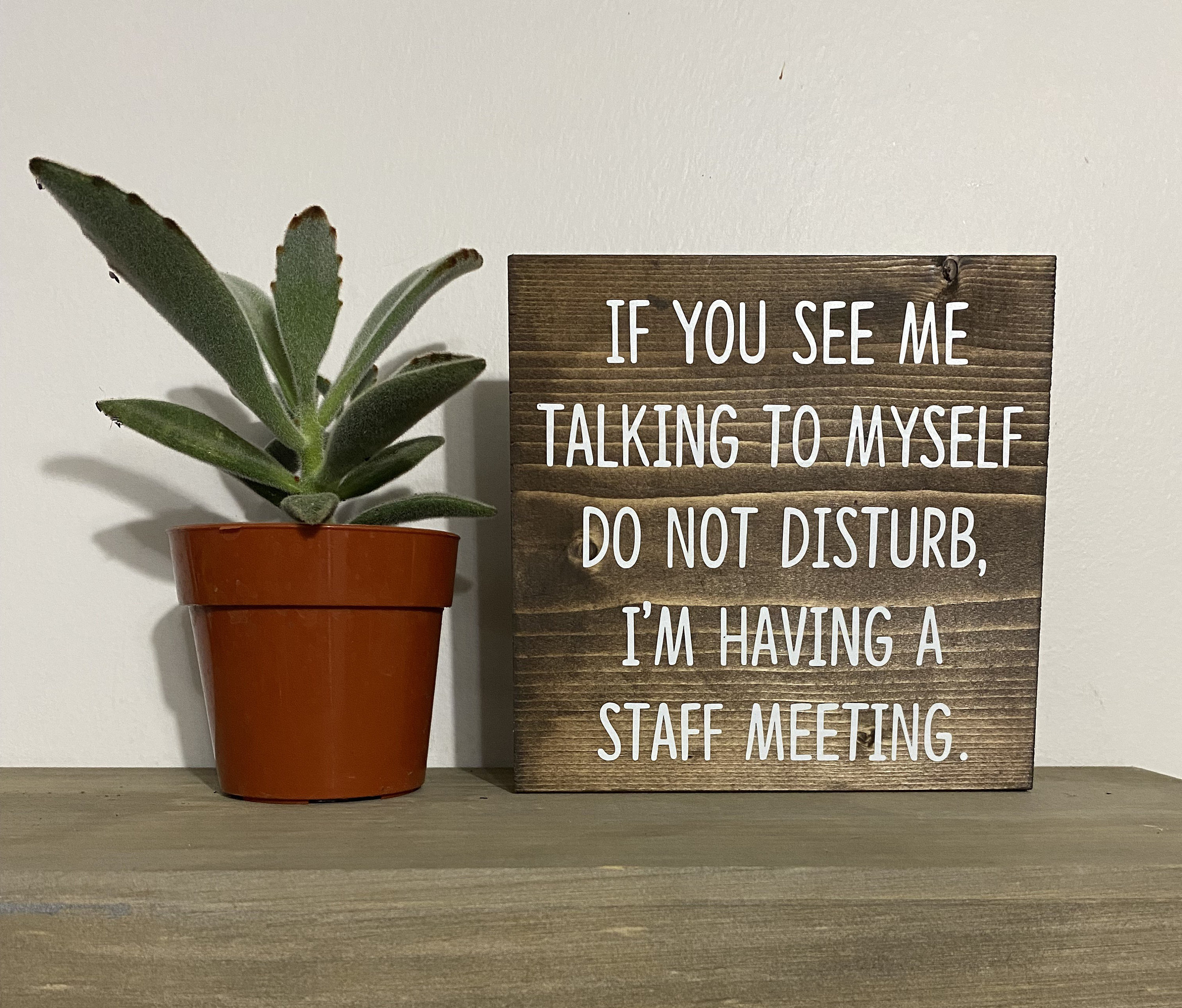 Staff Meeting Sign