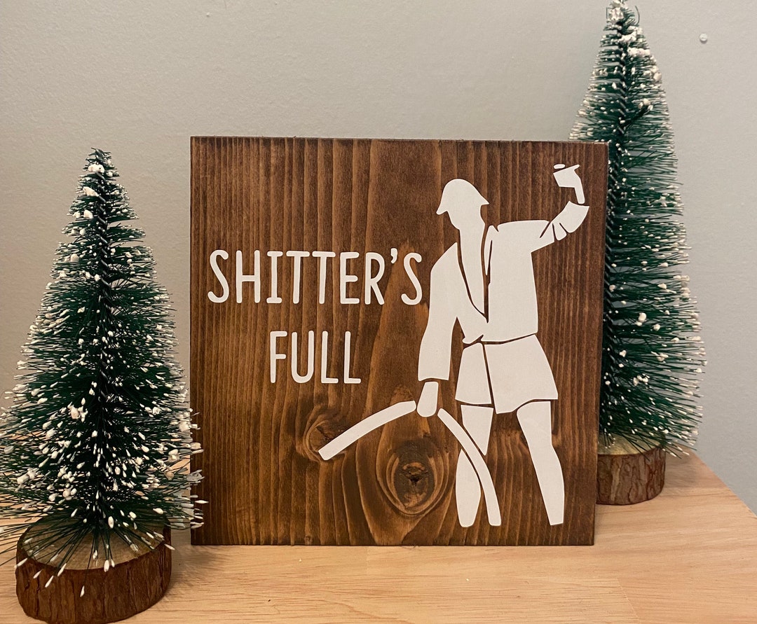 Wooden Wall Decor For Kitchen Funny Bathroom Sign - Panama