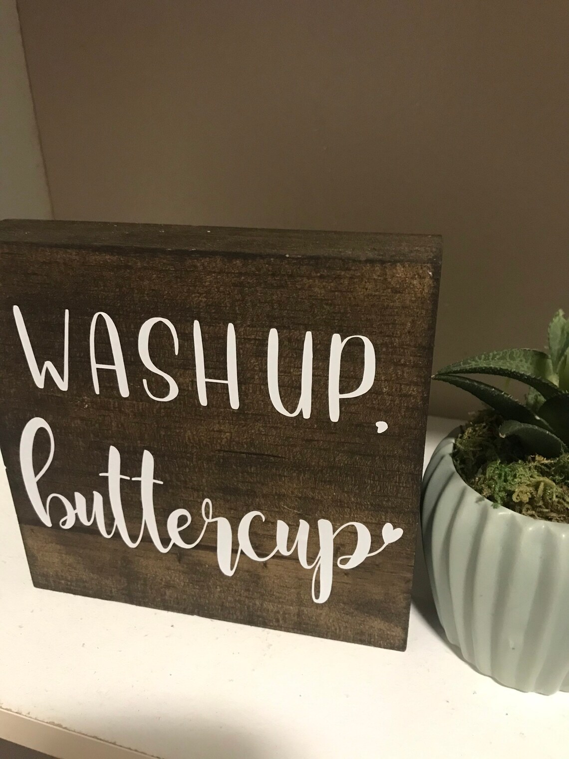 Wash up Buttercup - Rustic Farmhouse - Funny Bathroom Sign - Farmhouse ...