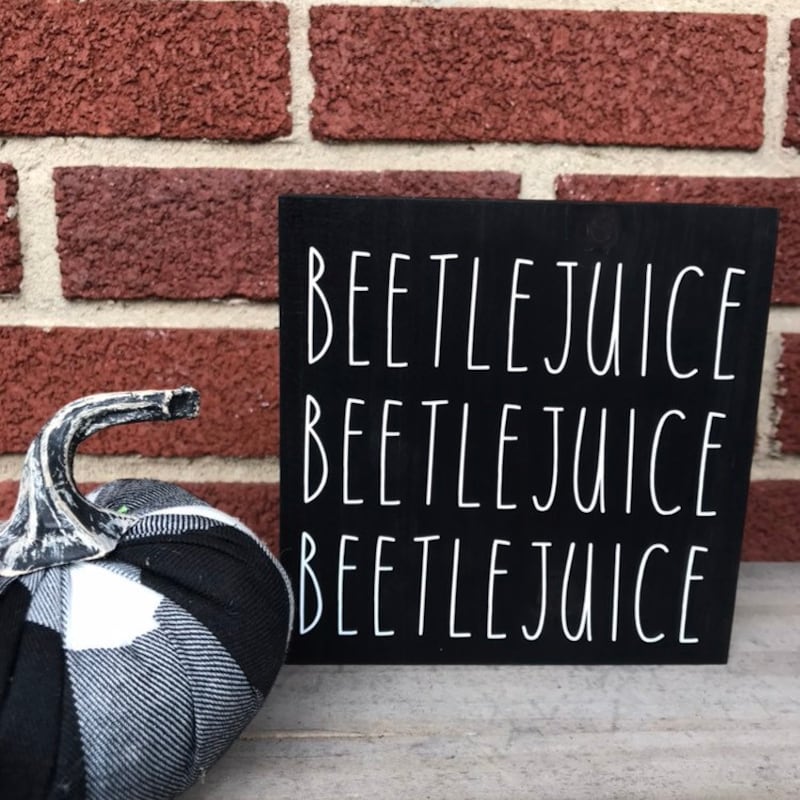 Beetle Juice Signs - Etsy