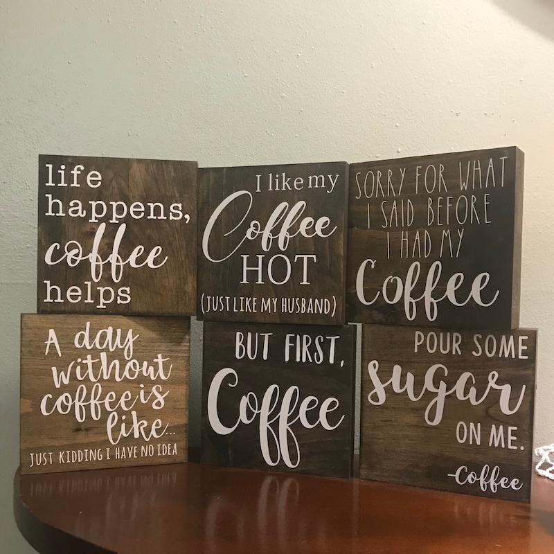 Funny Coffee Sign - Etsy
