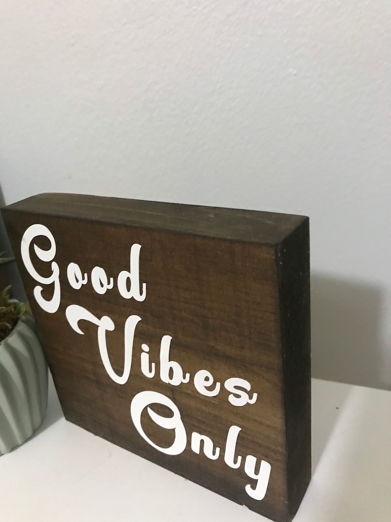 Good Vibes Only Sign - Good Vibes Wood Sign - Funny Sign - Farmhouse ...