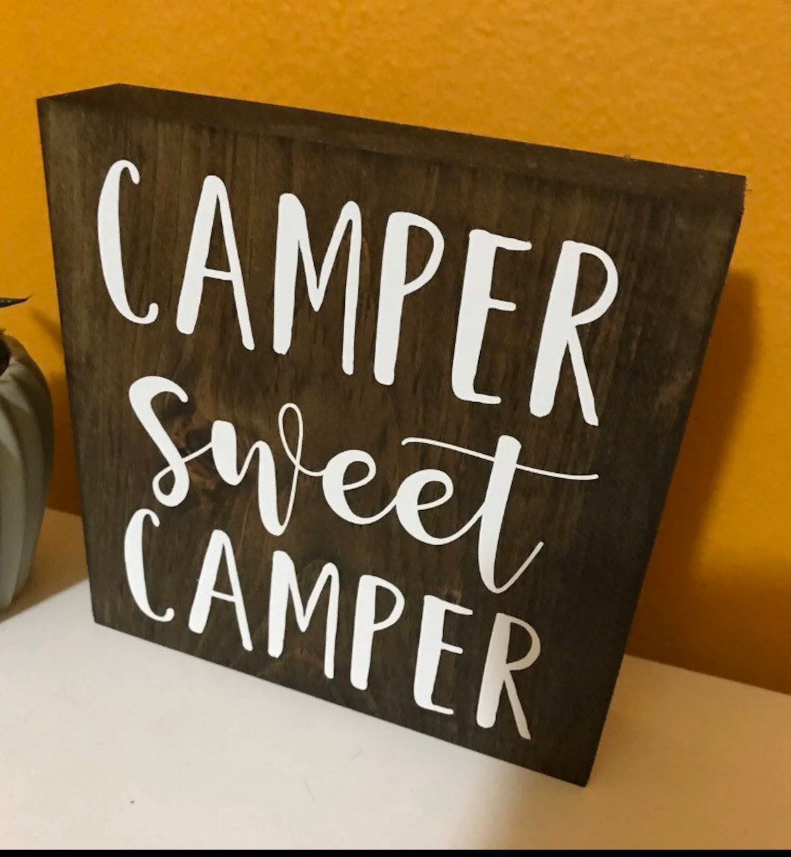 Camper Sweet Camper Camper Wood Sign Rustic Camper Sign - Etsy