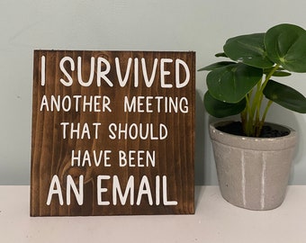 I Survived Sign - Etsy