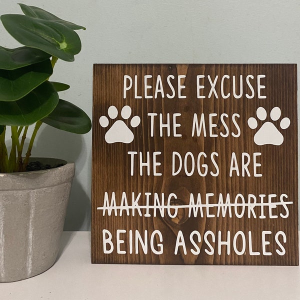 Funny Dog Signs - Etsy