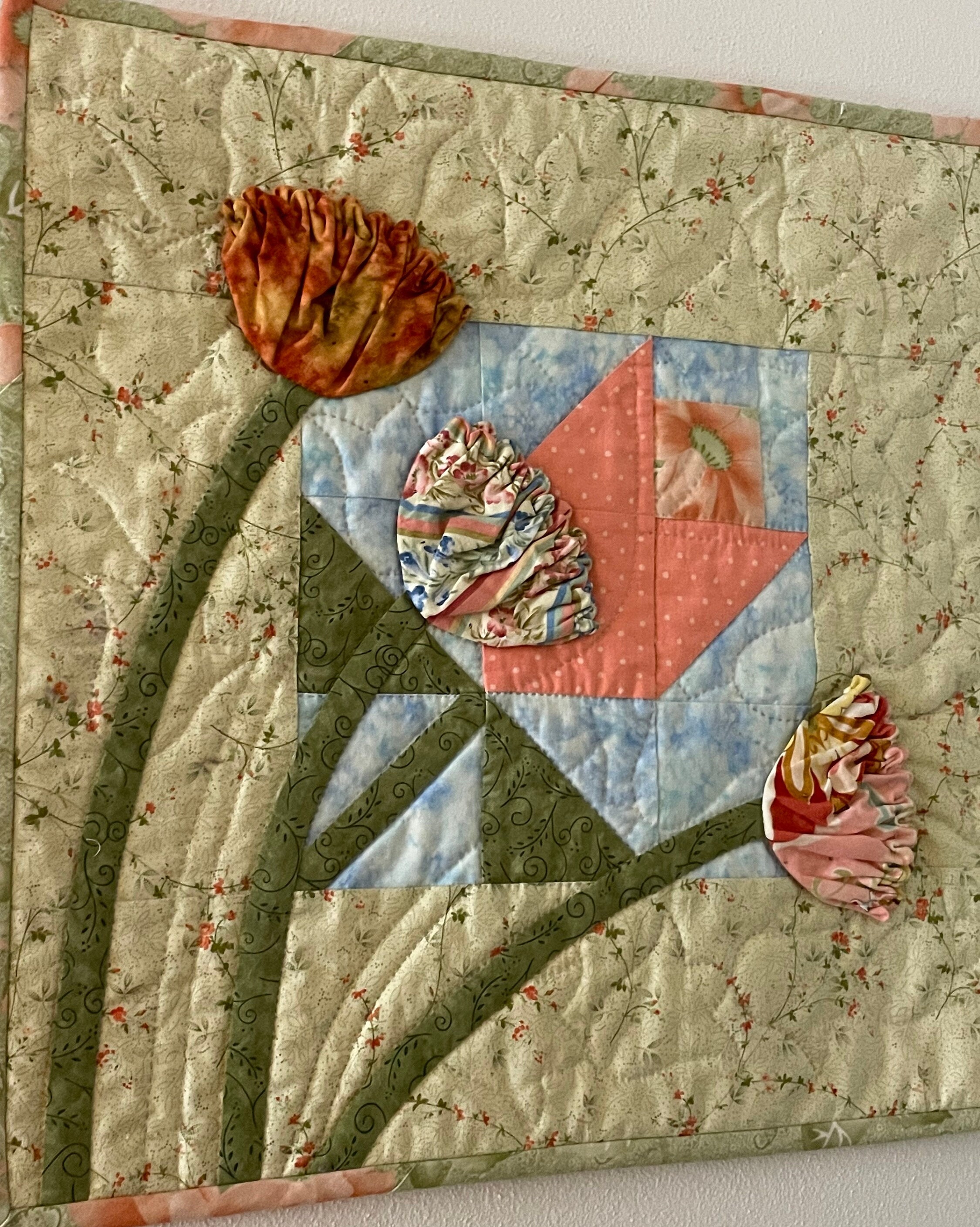 Monet Meets the Emperor, Small Wall Quilt - Etsy