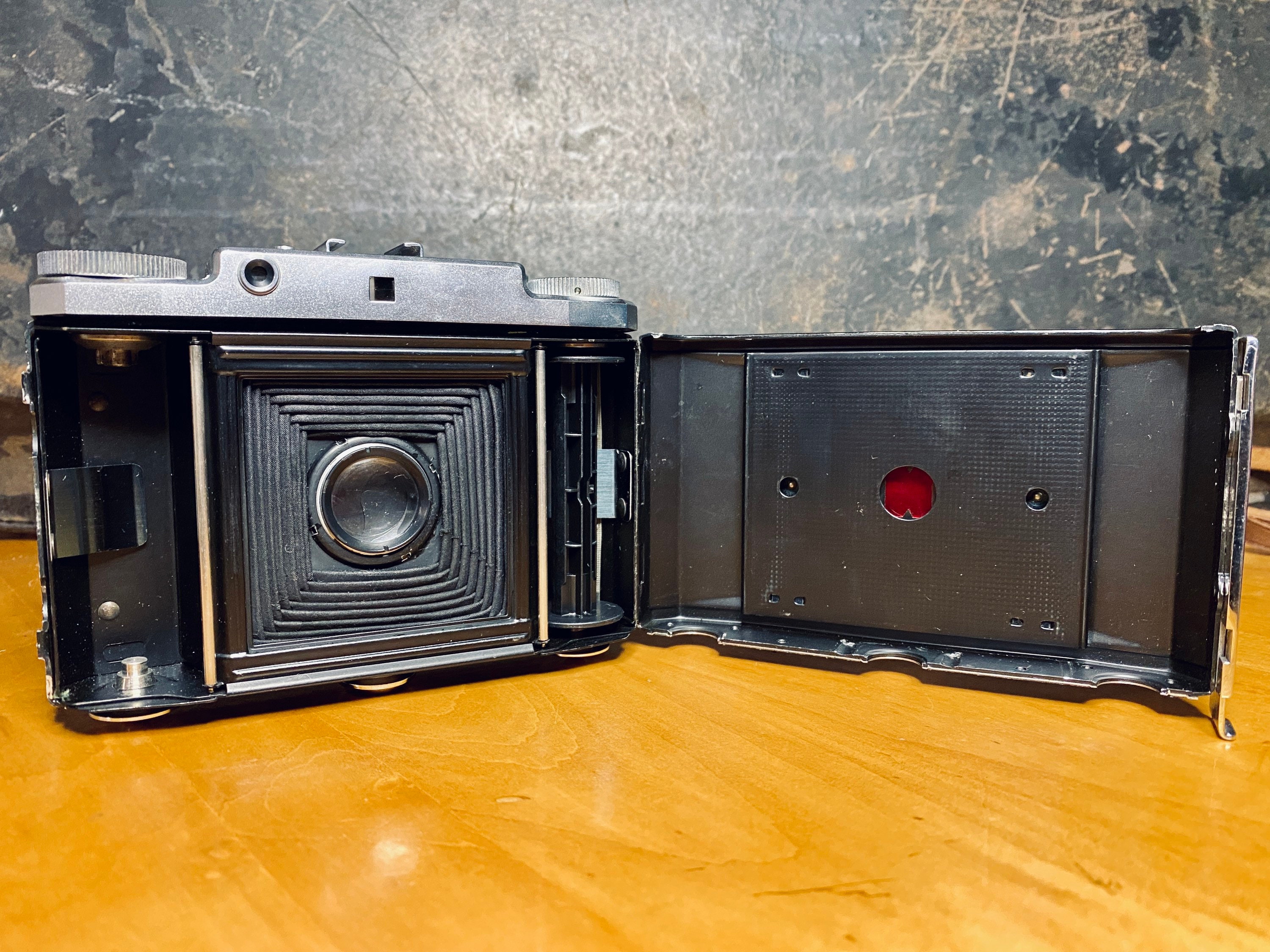 1955 Zeiss Ikon Mess Ikonta Camera, Novar-anistigmat Lens, Leather Case ...