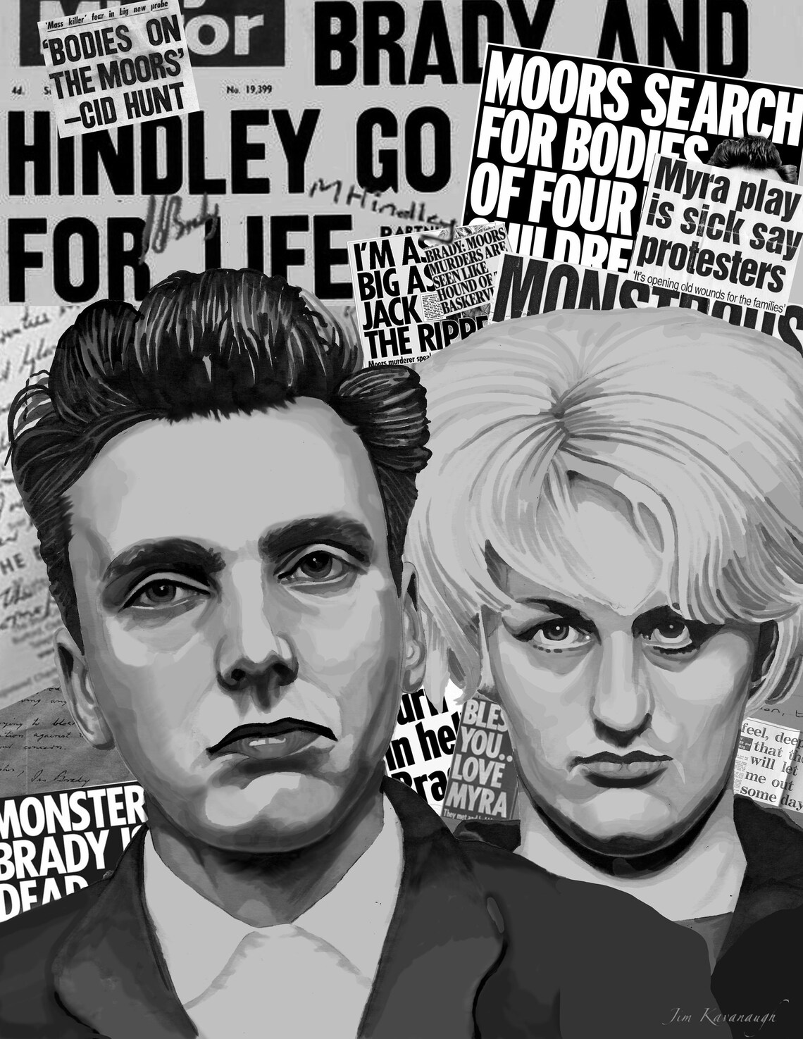 Individual Prints British Serial Killer Series - Etsy