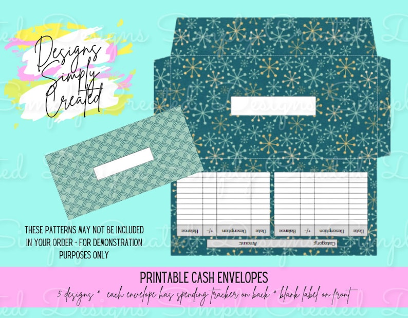 Pastel Easter Cash Envelopes Printable - Etsy