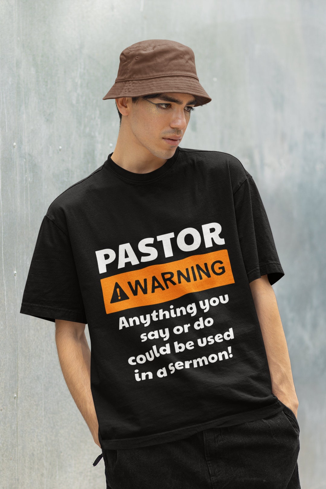 Pastor Warning Anything You Say or Do Could Be Used in A - Etsy
