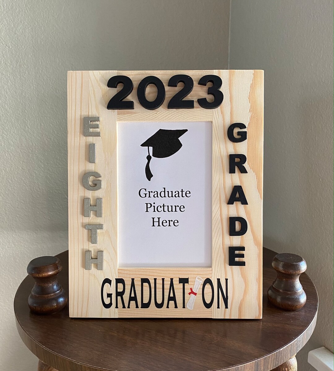 Middle School Graduation Picture Frame 4x6 or 5x7 8th - Etsy