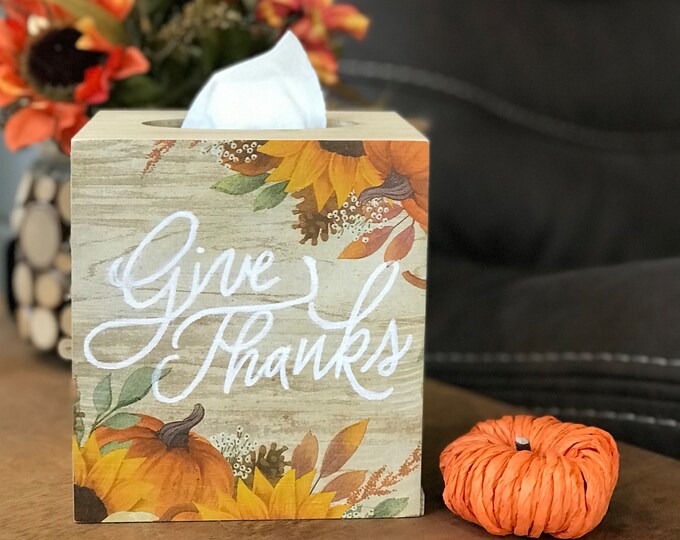 Turkey Tissue Box Cover - Etsy