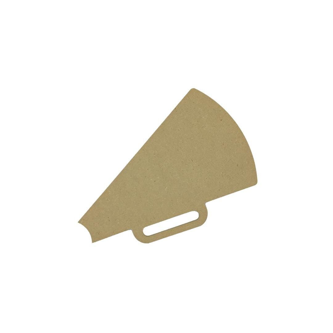 11 Inch Megaphone Shape Wood Cutout | Unfinished Wood Cutout Craft ...