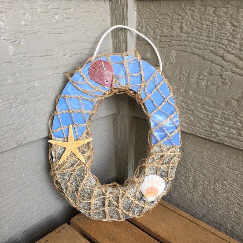 Beach Theme Wood Letter Coastal Decor Ocean Bathroom - Etsy