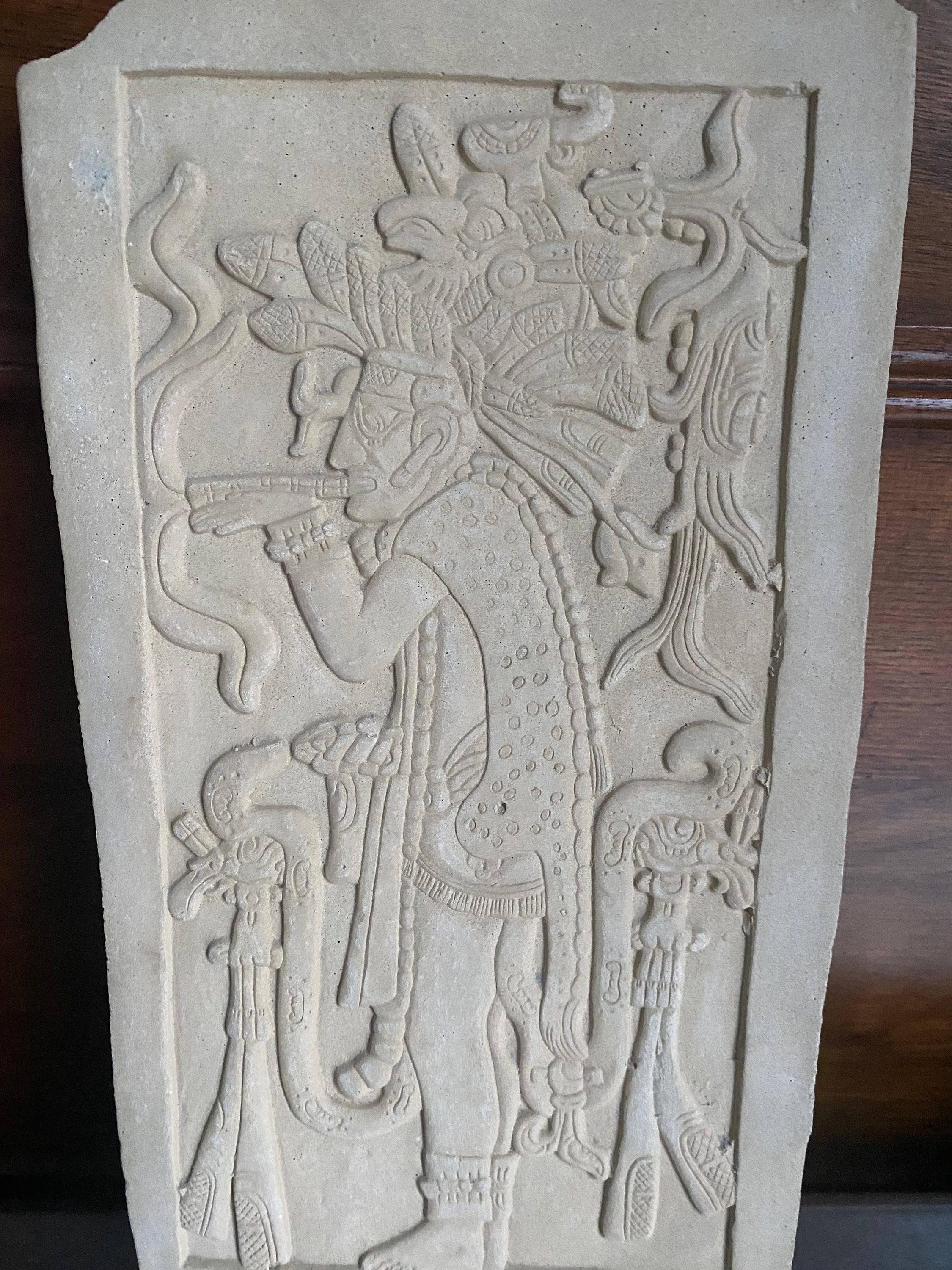Bas Relief Mayan Aztec Pottery Reproduction Art - Etsy