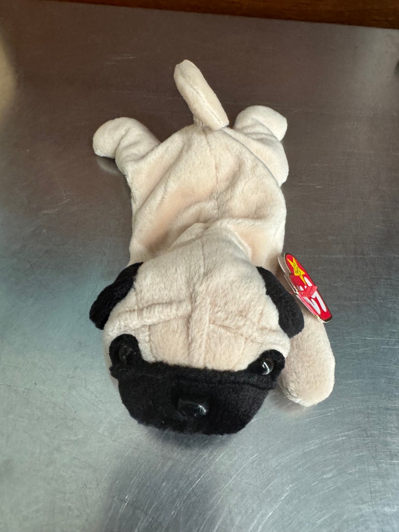 TY Beanie Original Babies Collection Pug Pugsly 8 in Long - Etsy